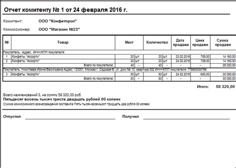 Акт об оказании услуг Отчет комитенту УПД Счет фактура для БП 2 0 БП 3 0