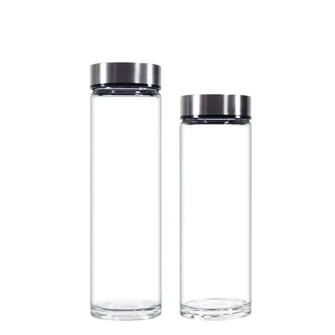 Durable Clear Glass Water Bottles Perfect For Outdoor
