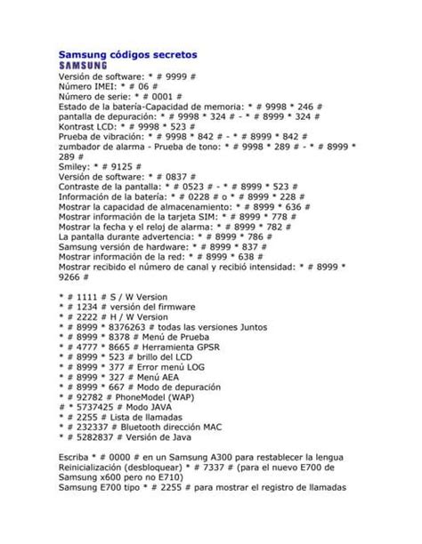 Samsung Mobile Phone Codes Artofit