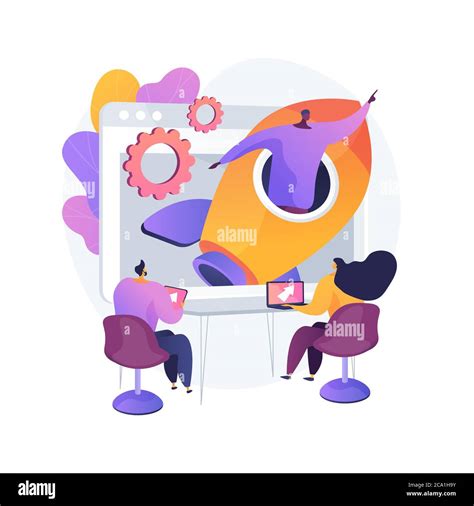 Startup Abstract Concept Vector Illustration Stock Vector Image And Art Alamy