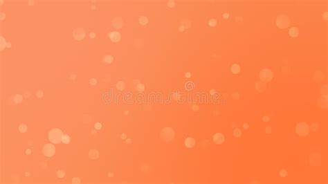 Orange Bokeh Gradient Motion Background Loop Moving Bubbles Colorful Blurred Animation Stock