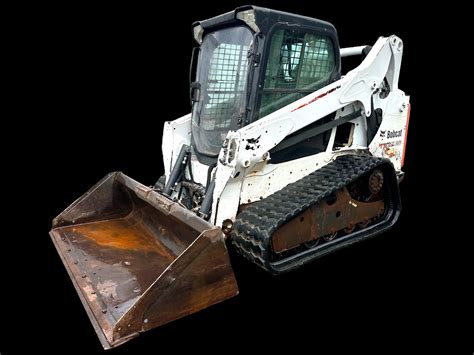 Bobcat T590 Compact Track Loader Full Cab W Heat AC Front Bucket Lawn Mowers For Sale
