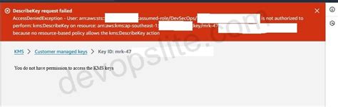 Experience With An Unmanageable Kms Key