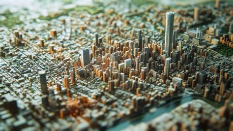 Vast Network Of Interconnected Nodes Representing Dynamic Urban