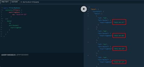 Graphql Filters Parameter Doesnt Filter By Date String · Issue 13162 · Strapistrapi · Github