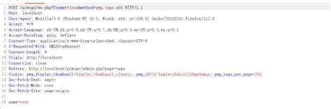 There Is A Csrf Vulnerability In The Add Tags Function Of Piwigo · Issue 1908 · Piwigopiwigo
