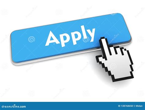 Apply Button Concept D Illustration Stock Illustration Illustration Of Internet Icon