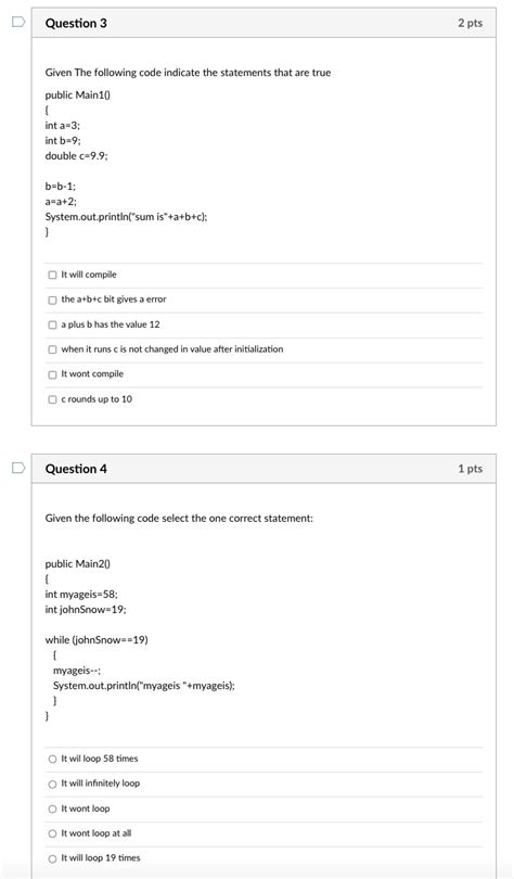 solved question 1 2 pts given the following definitions