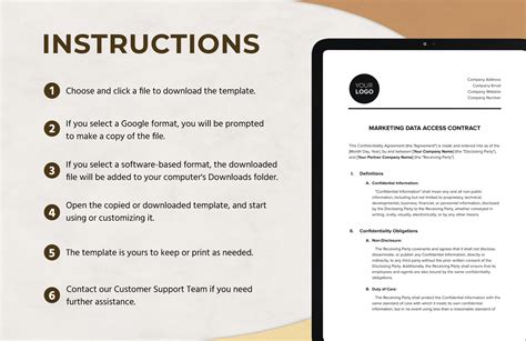 Marketing Data Access Contract Template In Word PDF Google Docs Download Template Net