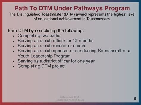 Toastmasters Pathways Basics