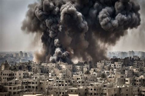 لحظه اصابت موشک به ساختمان مسکونی در اردوگاه الشاطیِ غرب غزه فیلم