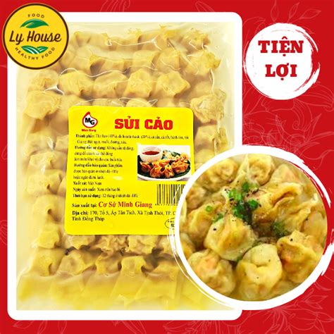 Hỏa Tốc HCM HOÀNH THÁNH Minh Giang SỦI CẢOnhân thịt đóng gói khay g Ngon như sủi cảo Cầu