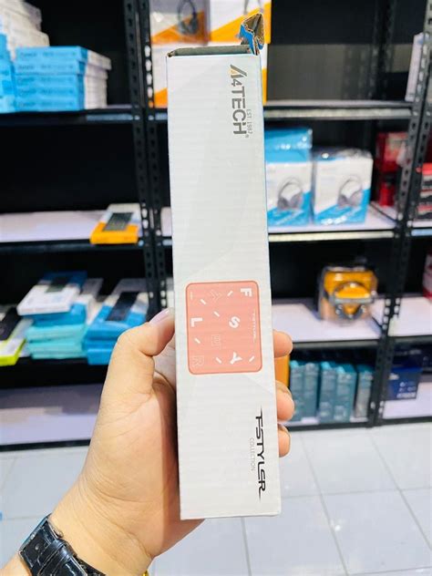 A4Tech Fstyler FP25 Roll Up Fabric Mouse Pad 250x200x2mm Pink Computers Tech Parts