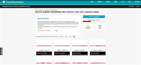 Tc Sound Transcribing Audio Collections Instructions Smithsonian