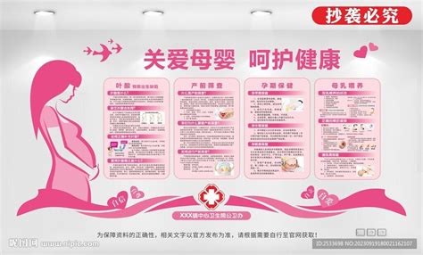 孕产妇健康教育知识 文化墙设计图 展板模板 广告设计 设计图库 昵图网