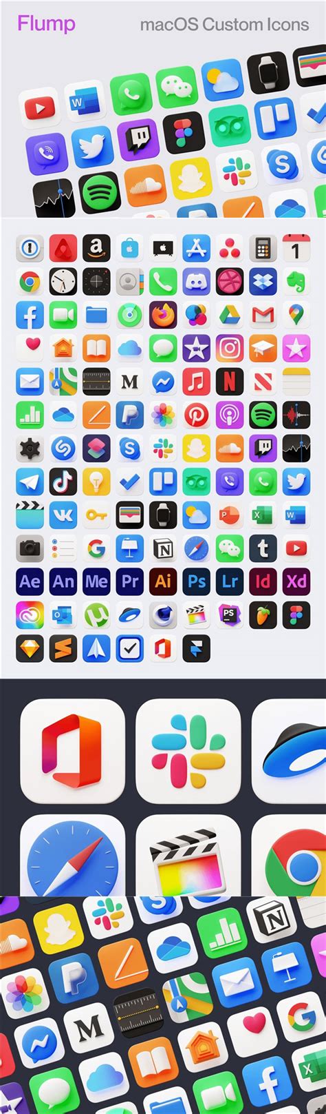 Macos系统3d图标 素材cnn