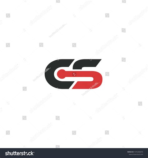 Cs Initial Logo Design Vector Stock Vector Royalty Free 1576386070 Shutterstock