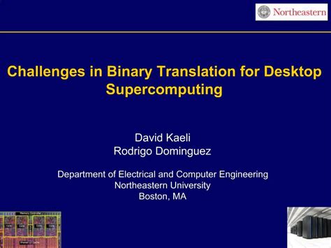 Ppt Challenges In Binary Translation For Desktop Supercomputing