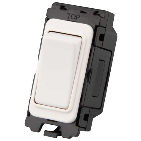 M Grid A DP Grid Switch Painted Matt White CEF