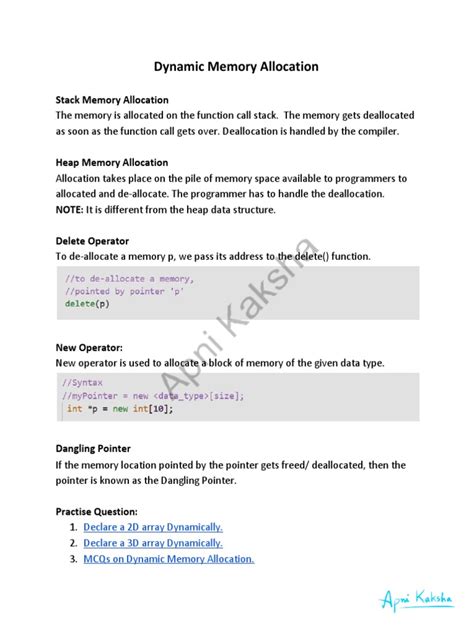 12 Dma Stack And Heaps Pdf
