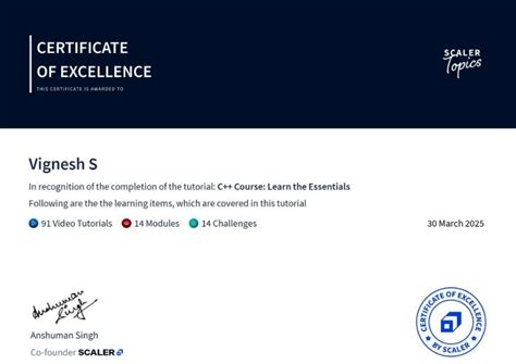 Cplusplus Programming Softwaredevelopment Scaler Techlearning