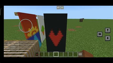 Как сделать флаг в виде сердце в Майнкрафте Вариант 2 Youtube