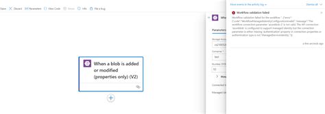 Workflow Validation Failed When Using Managed Identity In Preview Designer · Issue 2981 · Azure