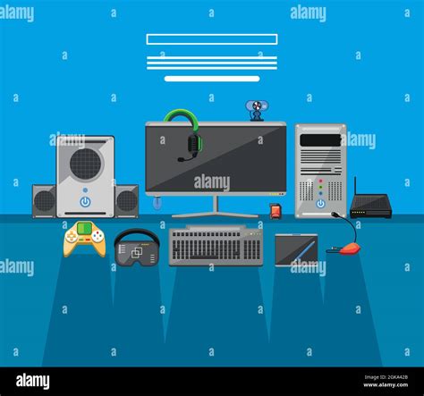 Peripheral Devices Stock Vector Images Alamy