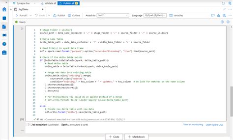 Microsoft Bi Tools Delta Lake Support In Azure Synapse Analytics
