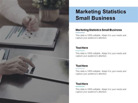 Marketing Statistics Small Business Ppt Powerpoint Presentation Pictures Visual Aids Cpb
