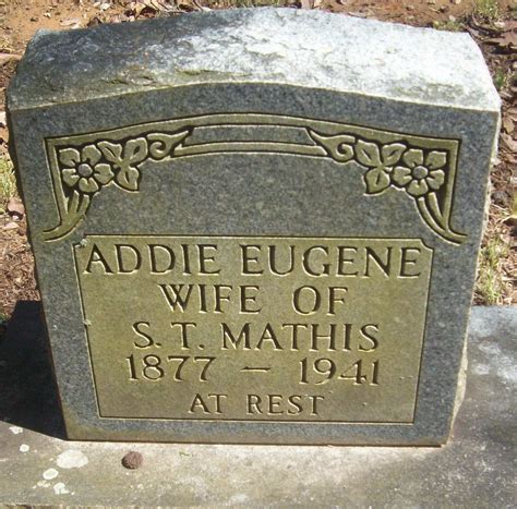 Addie Eugene Brinkley Mathis 1877 1941 Find A Grave Memorial