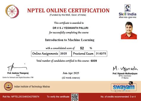 machinelearning iitmadras nptel artificialintelligence engineeringapplications research