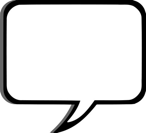Square Speech Bubble 10566162 Vector Art At Vecteezy