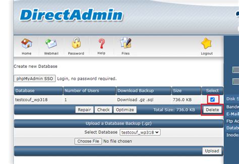 Hướng Dẫn Xóa Database Trong Direct Admin Cung Cấp Dịch Vụ Cloud Vps Server Hosting Việt Nam