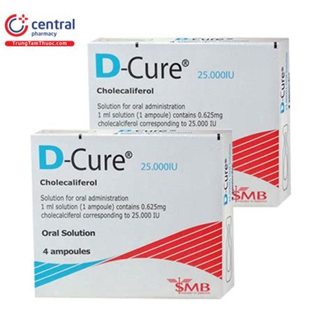 ChÍnh HÃng Thuốc D Cure 25000iu Điều Trị Thiếu Vitamin D