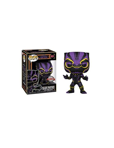 FUNKO POP! Marvel Black Light Black Panther Special Edition | Tienda ...