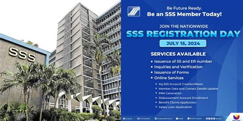 Sss To Hold Nationwide Registration On July 15