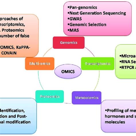 The Schematic Representation Of Various Omics Approaches Deployed In