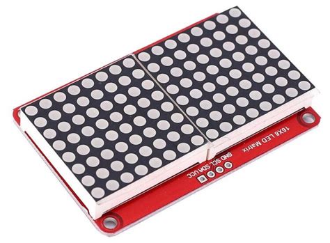 Led Dot Matrix Display Module Lattice Screen Dc 33v 5v Ht16k33 Driver
