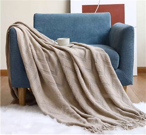 Chevron Throw Khaki Nexus Home