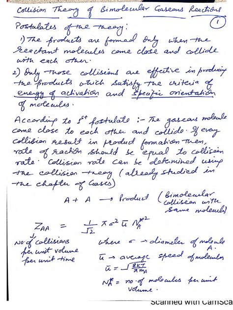 Collision Theory Pdf