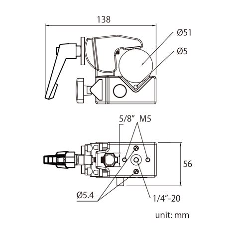 KUPO 黑色C型夾附 16mm 六角公頭 KS 026 KCP 710B 26 庭田企業有限公司