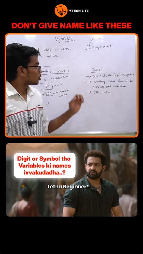 Python Life Variable Rules In Python Instagram