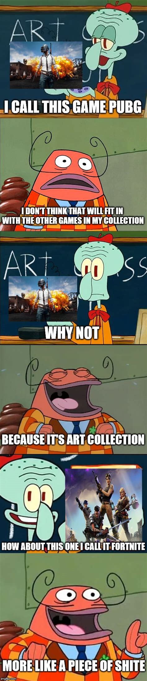 Spongebob Art Critic Meme Picker