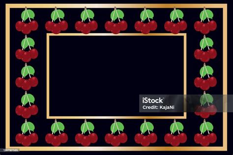 사각형 골드 프레임 체리 차 와인 또는 알코올 라벨 패키지 템플릿 디자인 0명에 대한 스톡 벡터 아트 및 기타 이미지 0명 가리기 건강한 식생활 Istock