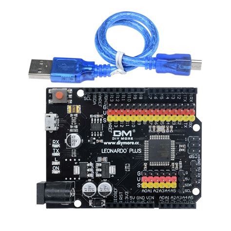 DIYMORE For Arduino Leonardo R Plus ATmega U Module Expansion Board V MHz With Cable For