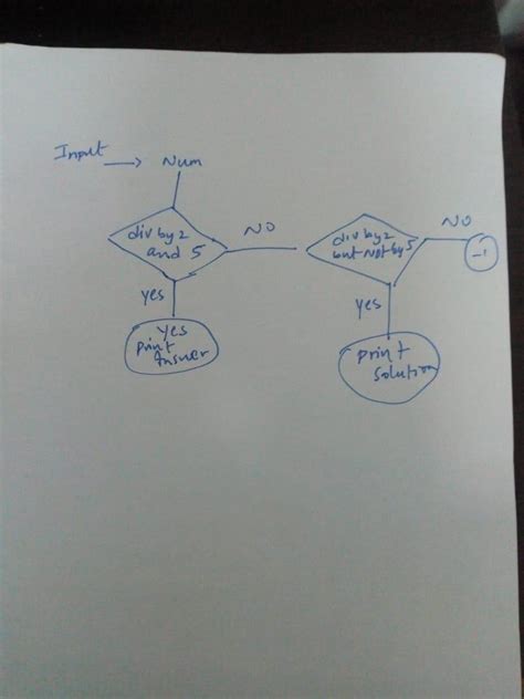 Write An Algorithem And Draw A Flow Chart To Check Weather The Number Is Divisible By 2 And 5 Or