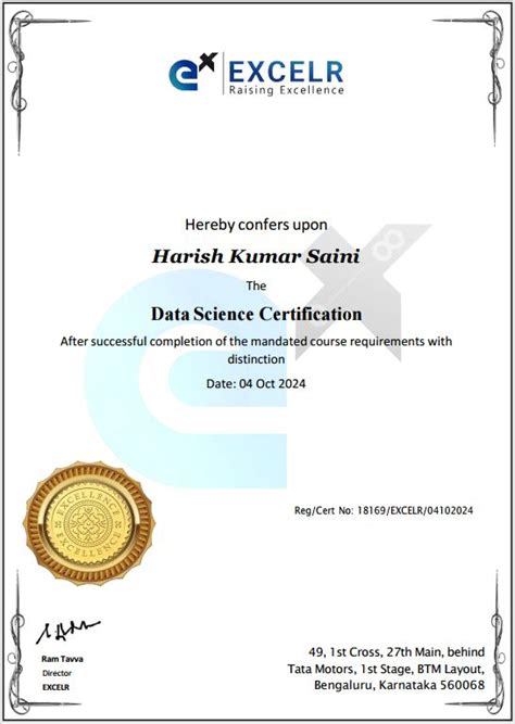 Excelr Datascience Lifelonglearning Careergrowth Python Machinelearning Harish Saini