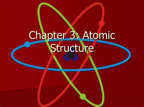 PPT Chapter Atomic Structure PowerPoint Presentation Free Download ID