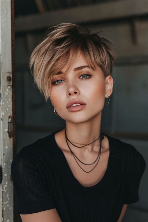40 Pixie Fade Hairstyles Tawny Textured Top In 2024 Short Fade